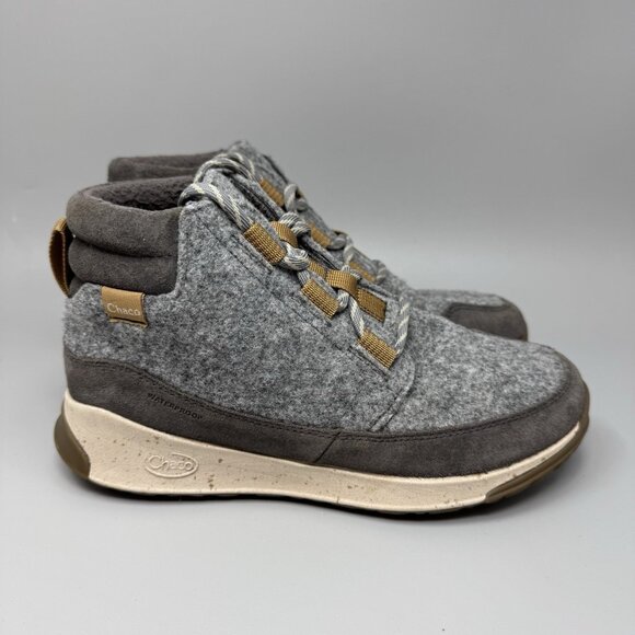Chaco | Shoes | Chaco Womens Borealis Ledge Waterproof Gray Wool Hiking ...